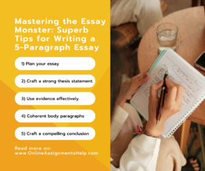 Mastering the Essay Monster: Superb Tips for Writing a 5-Paragraph Essay
